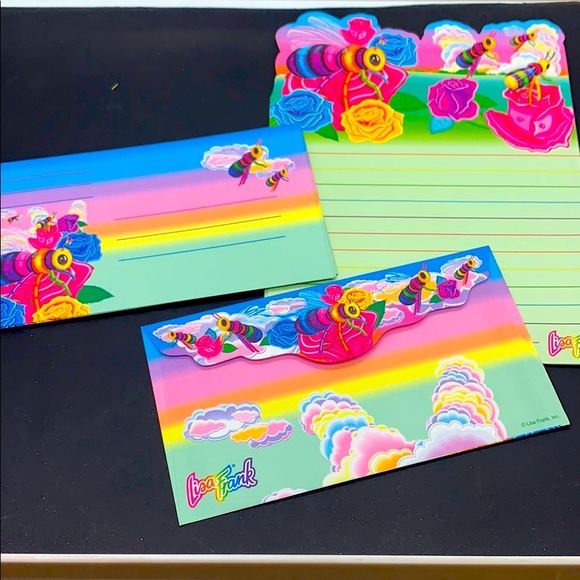 Lisa Frank | Office | Rare Vintage 9s Bee Lisa Frank Stationery | Poshmark